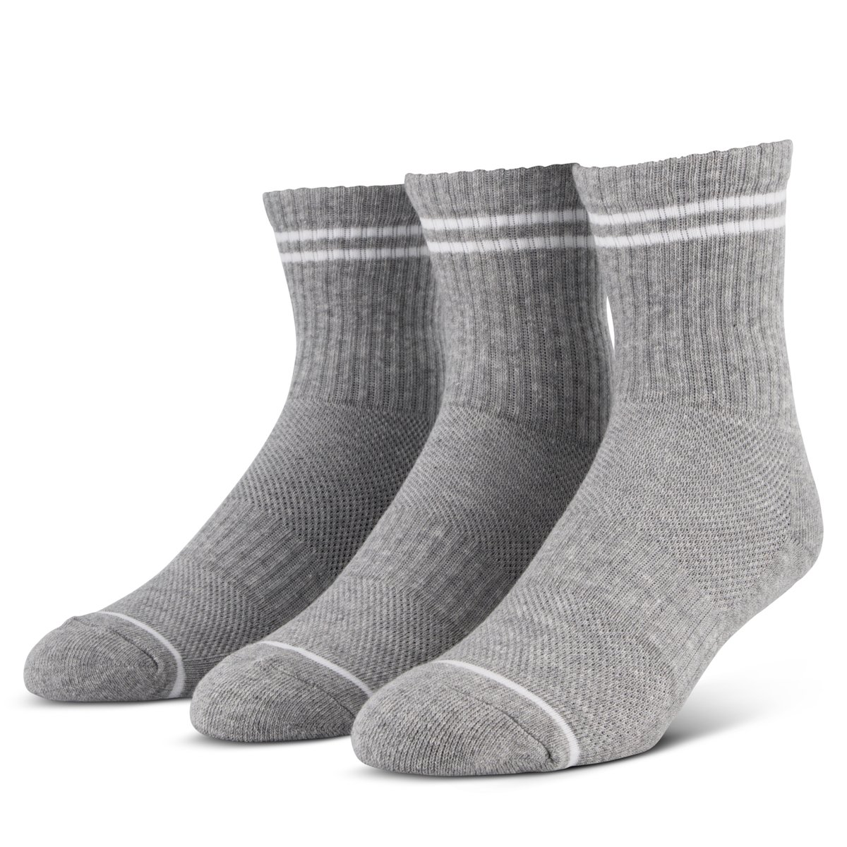 Hype DC Thin Stripe Socks 3-Pack Grey | Hype DC