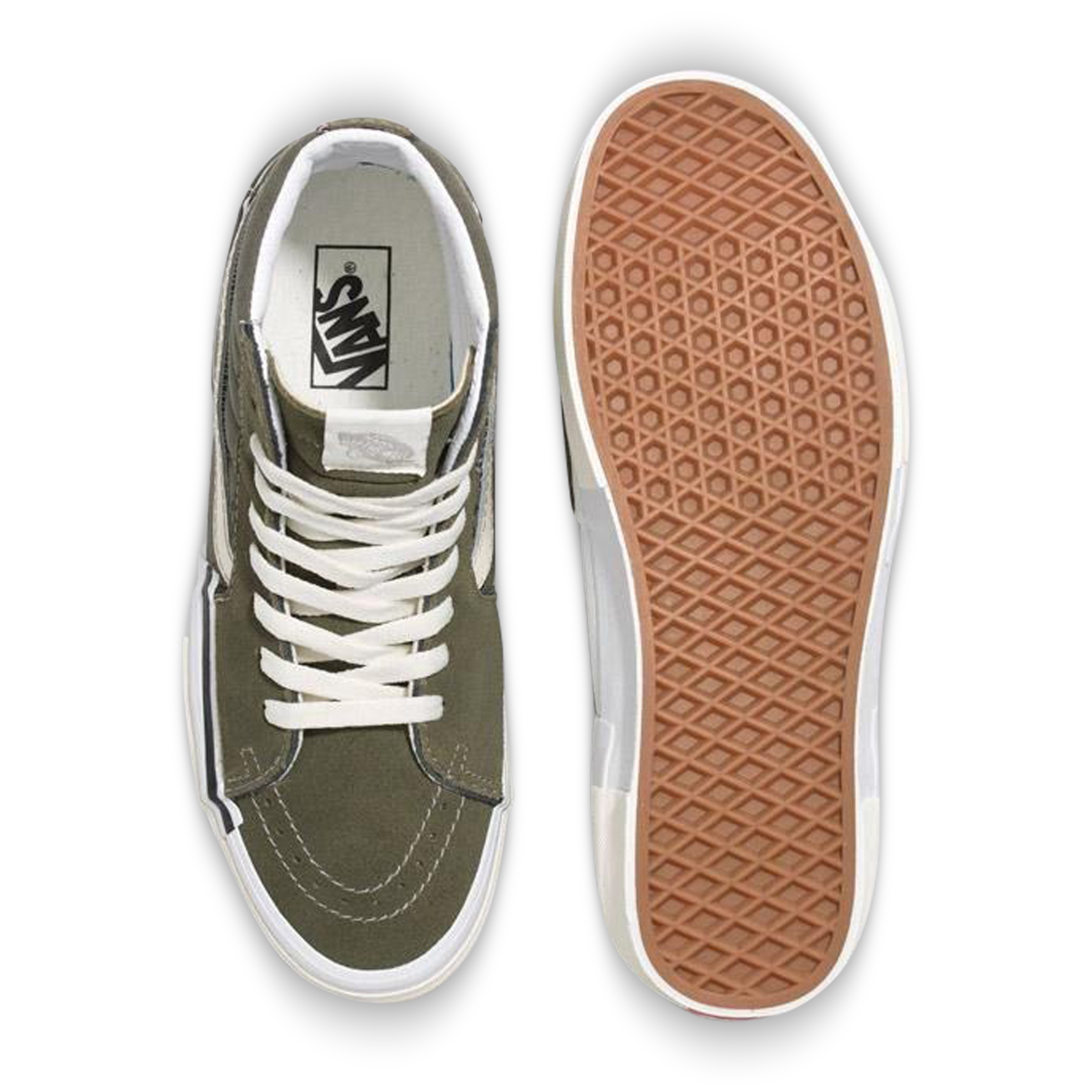Vans Sk8-Hi Reconstruct Olive Camo | Hype DC