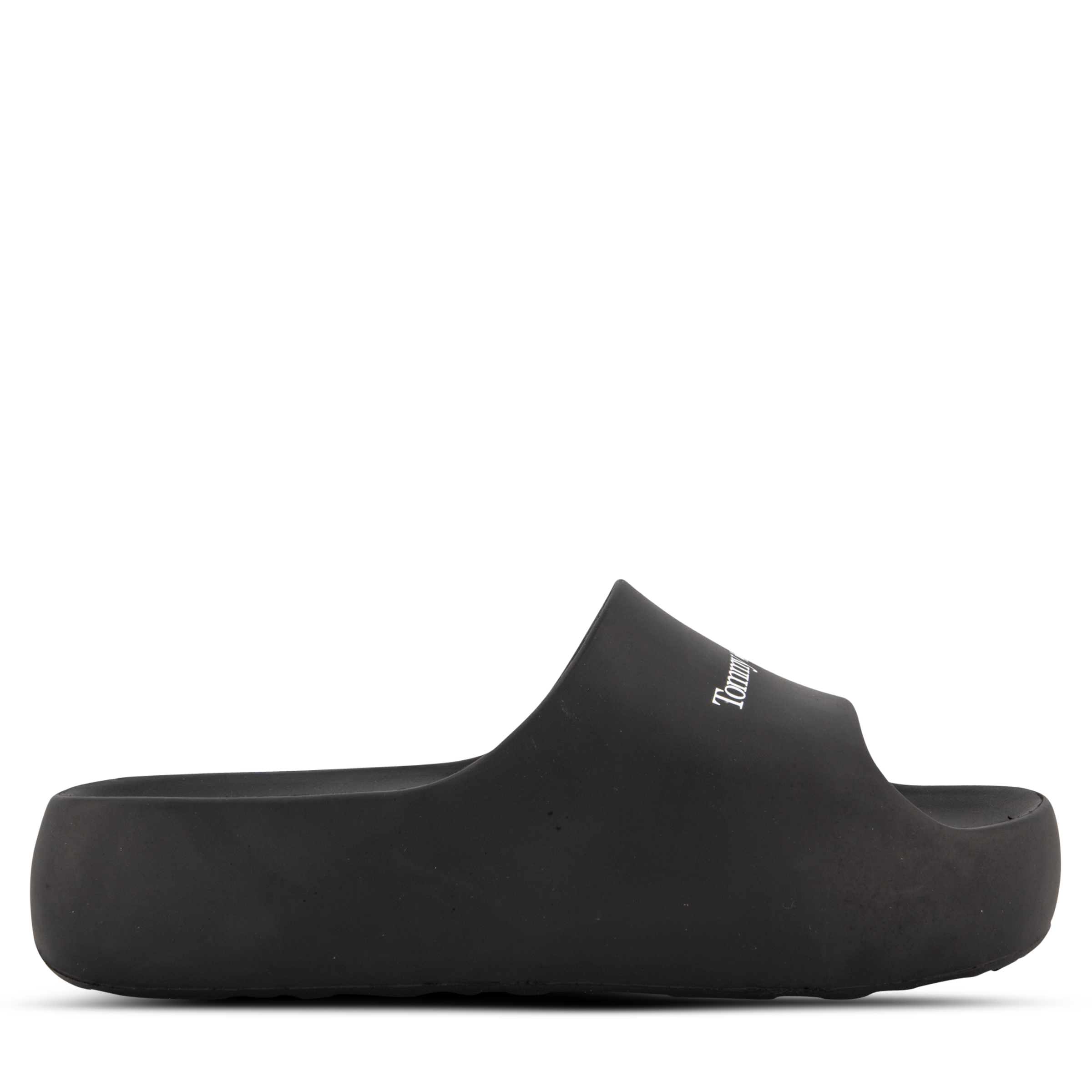 Tommy Hilfiger PLATFORM POOL SLIDE - Pantolette flach - black/schwarz ...