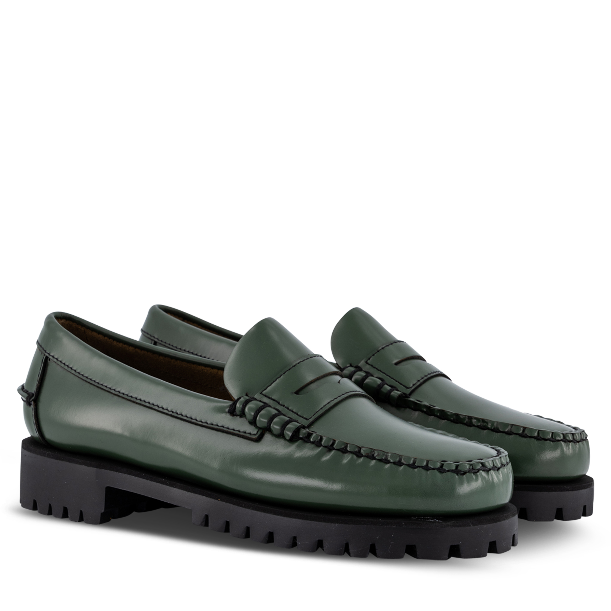 Sebago Dan Lug Womens Green Chive | Hype DC