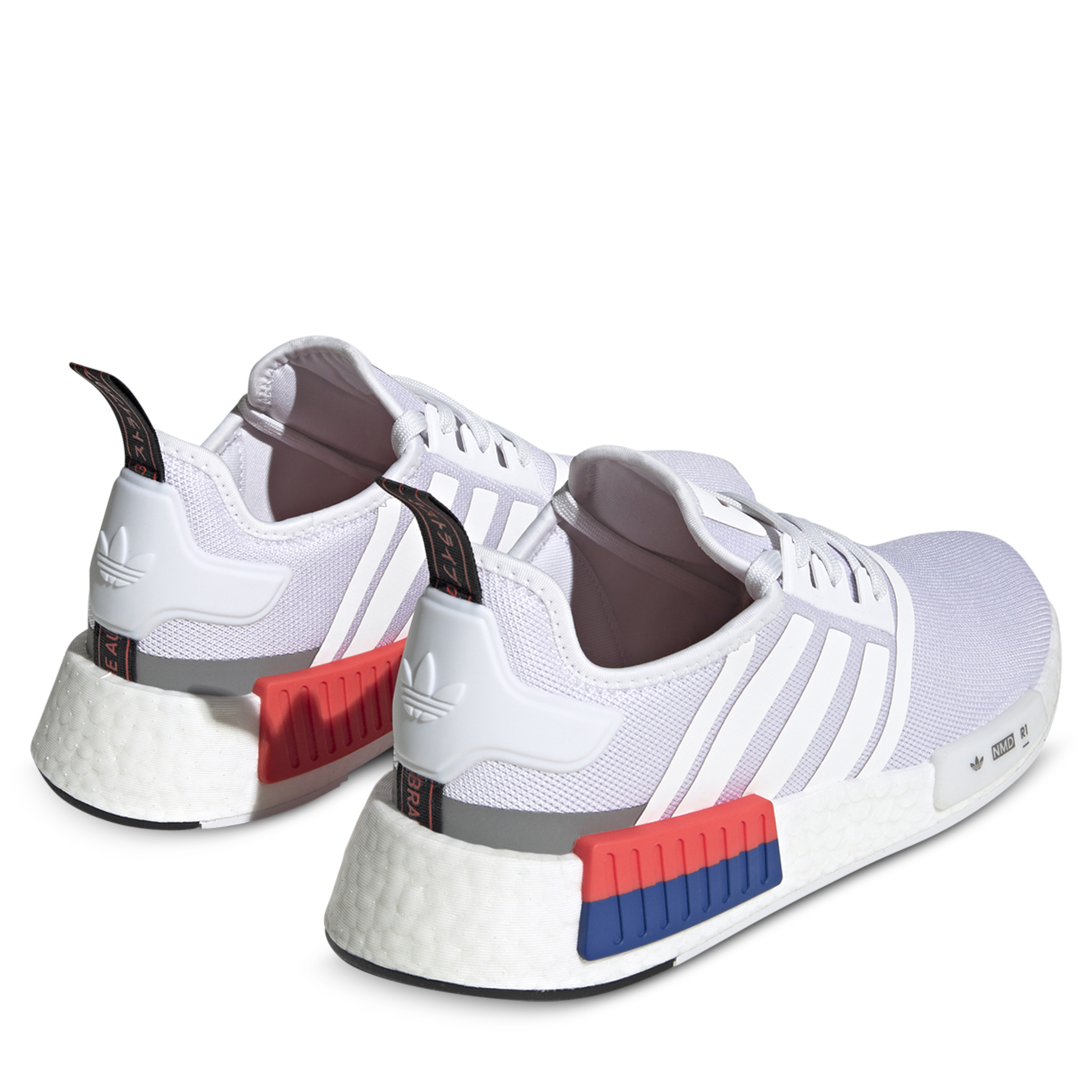 adidas Originals NMD_R1 White/Black/Bright Red | Hype DC