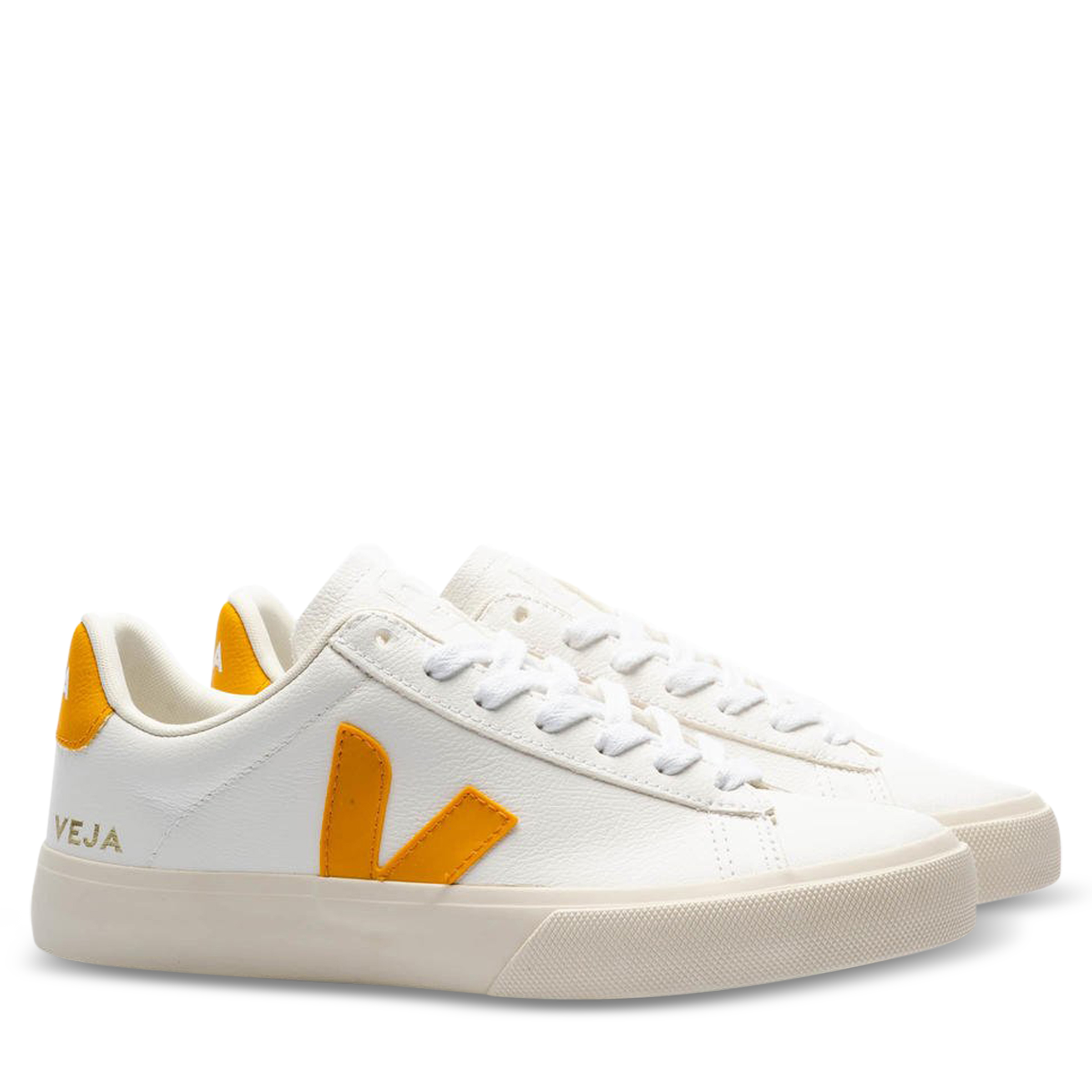 VEJA Campo Womens White/Orange | Hype DC