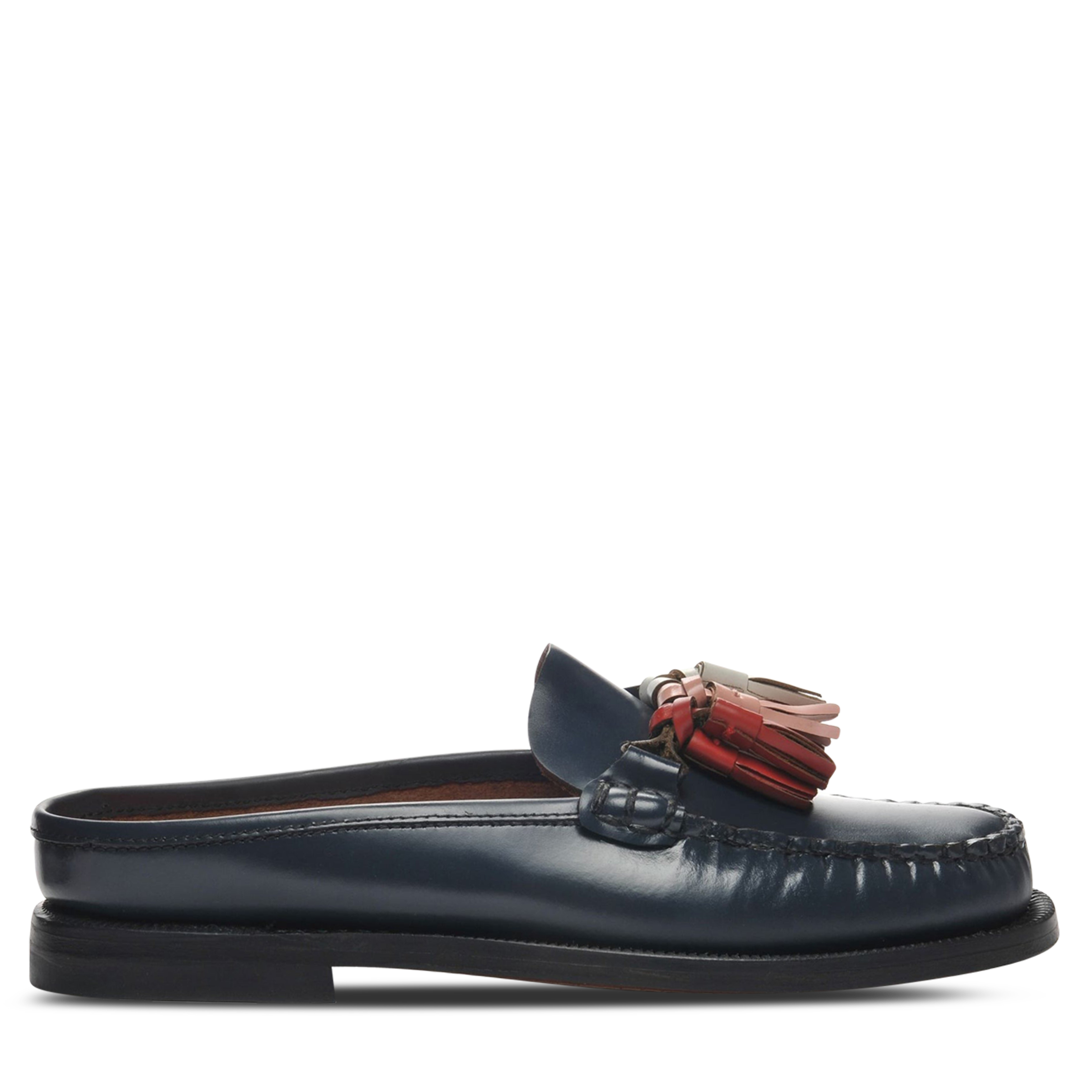 Sebago Dan Clog Triple Tassel Womens AA4 Brilliant Blue/Pink Blush ...