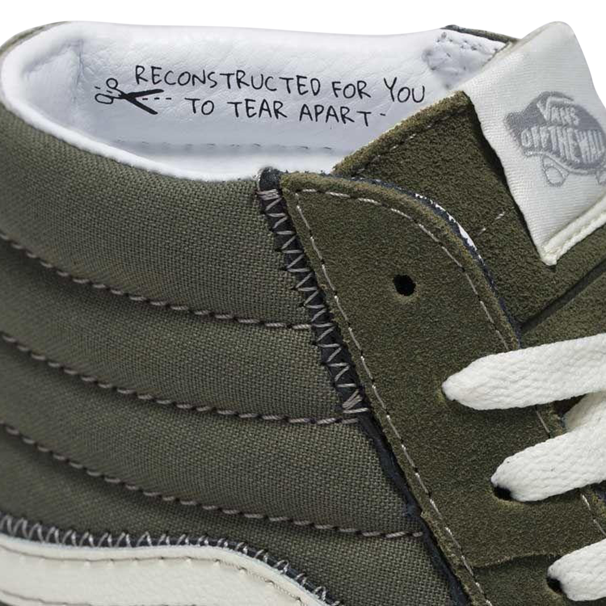 Vans Sk8-Hi Reconstruct Olive Camo | Hype DC
