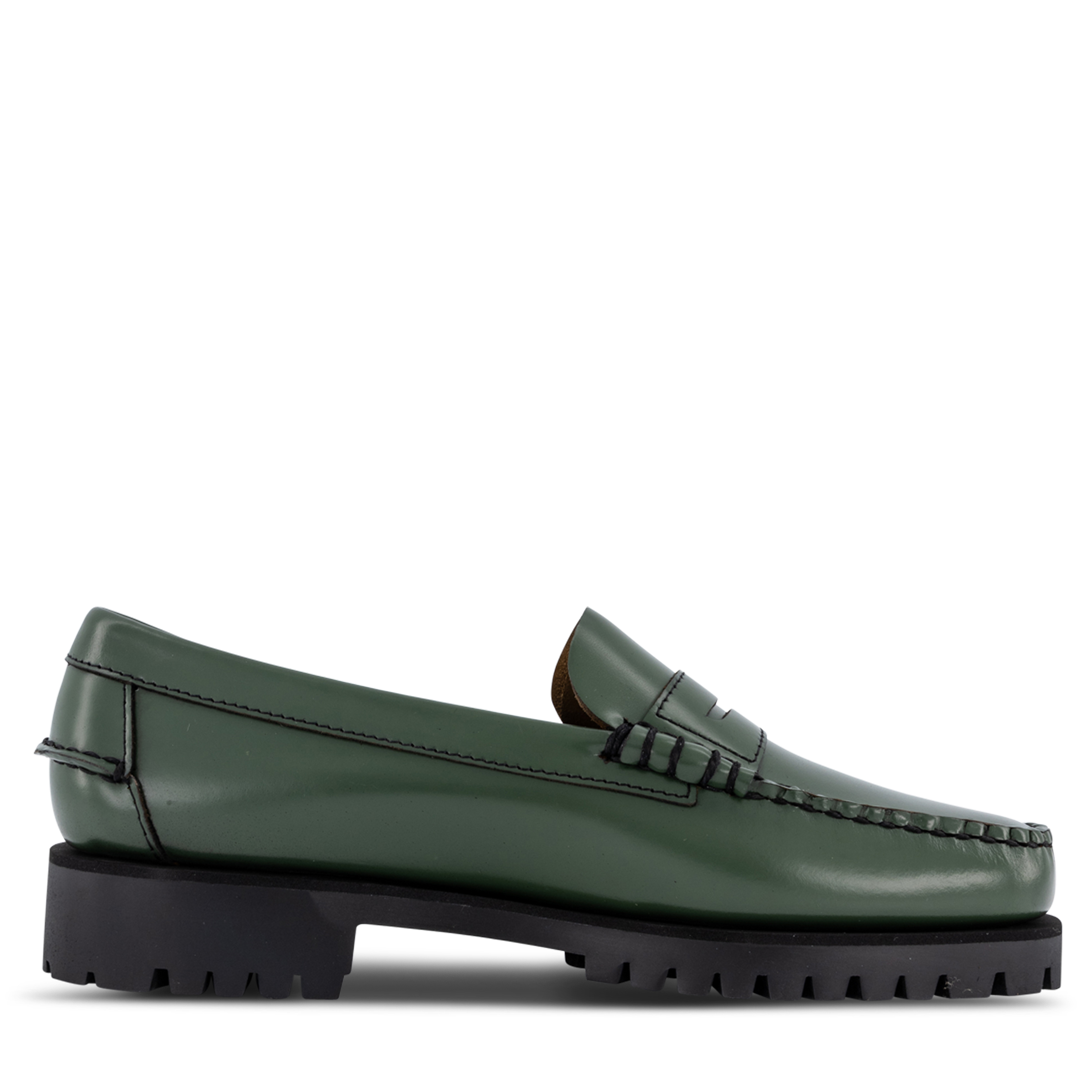 Sebago Dan Lug Womens Green Chive | Hype DC