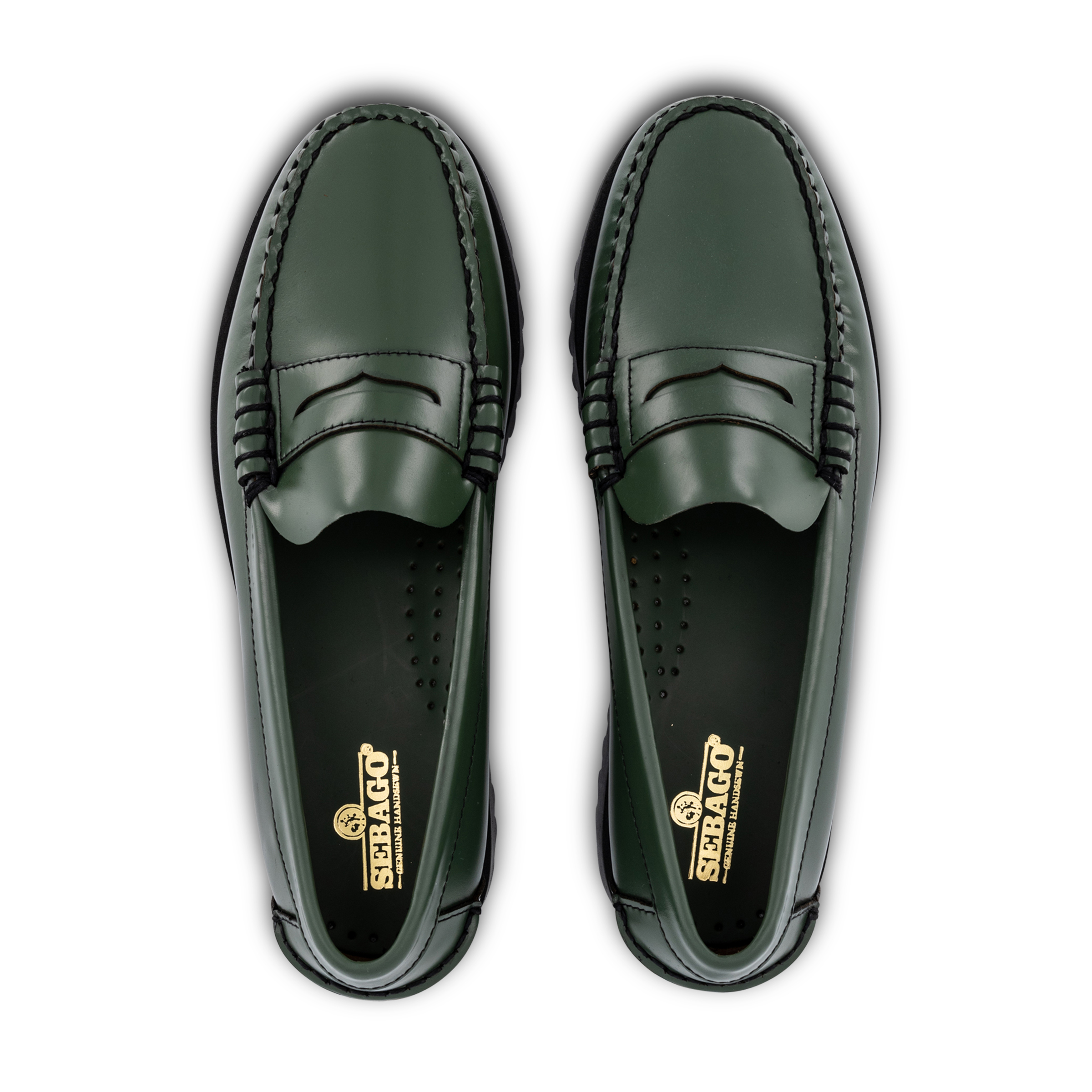 Sebago Dan Lug Womens Green Chive | Hype DC